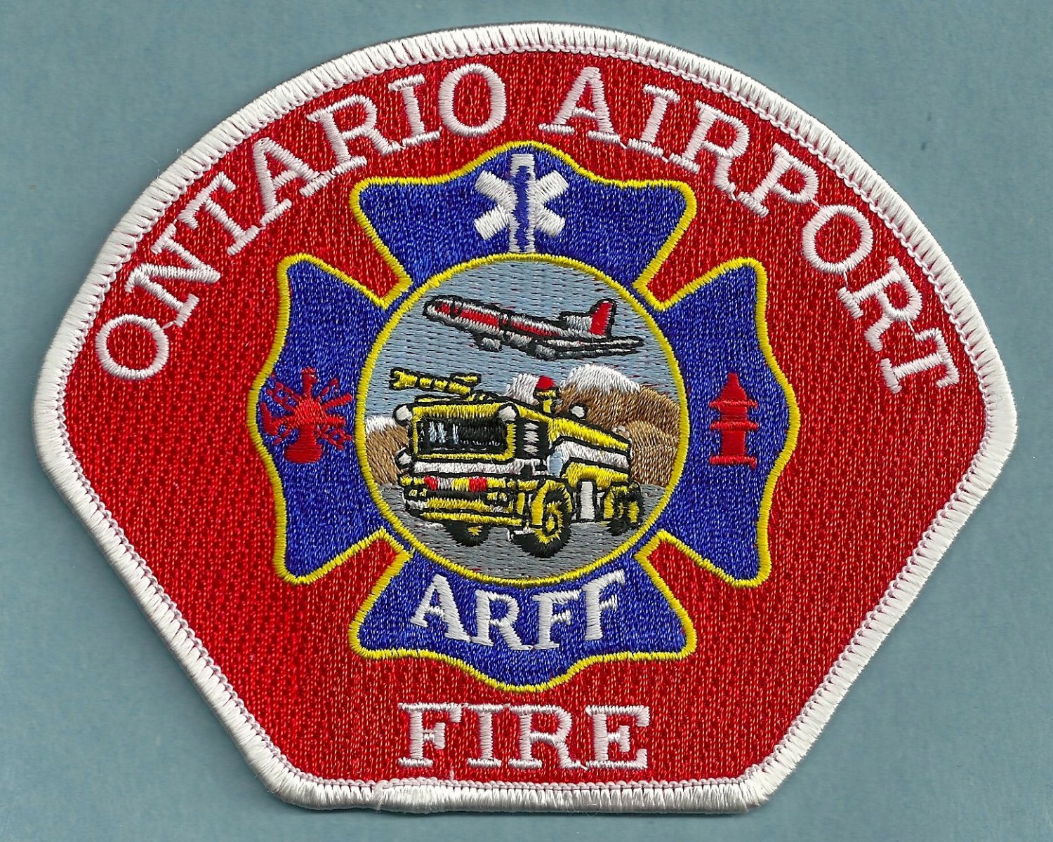 Ontario International Airport Fire Rescue Crash Patch ARFF