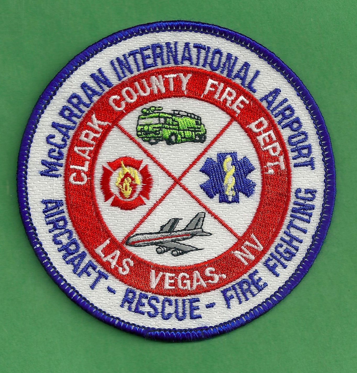 Las Vegas McCarran International Airport Fire Rescue Patch ARFF