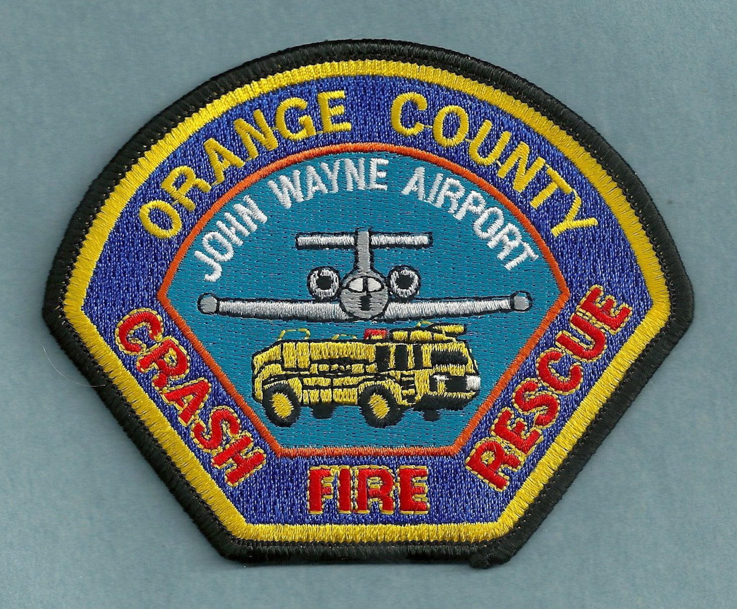 John Wayne International Airport Fire Rescue Patch ARFF