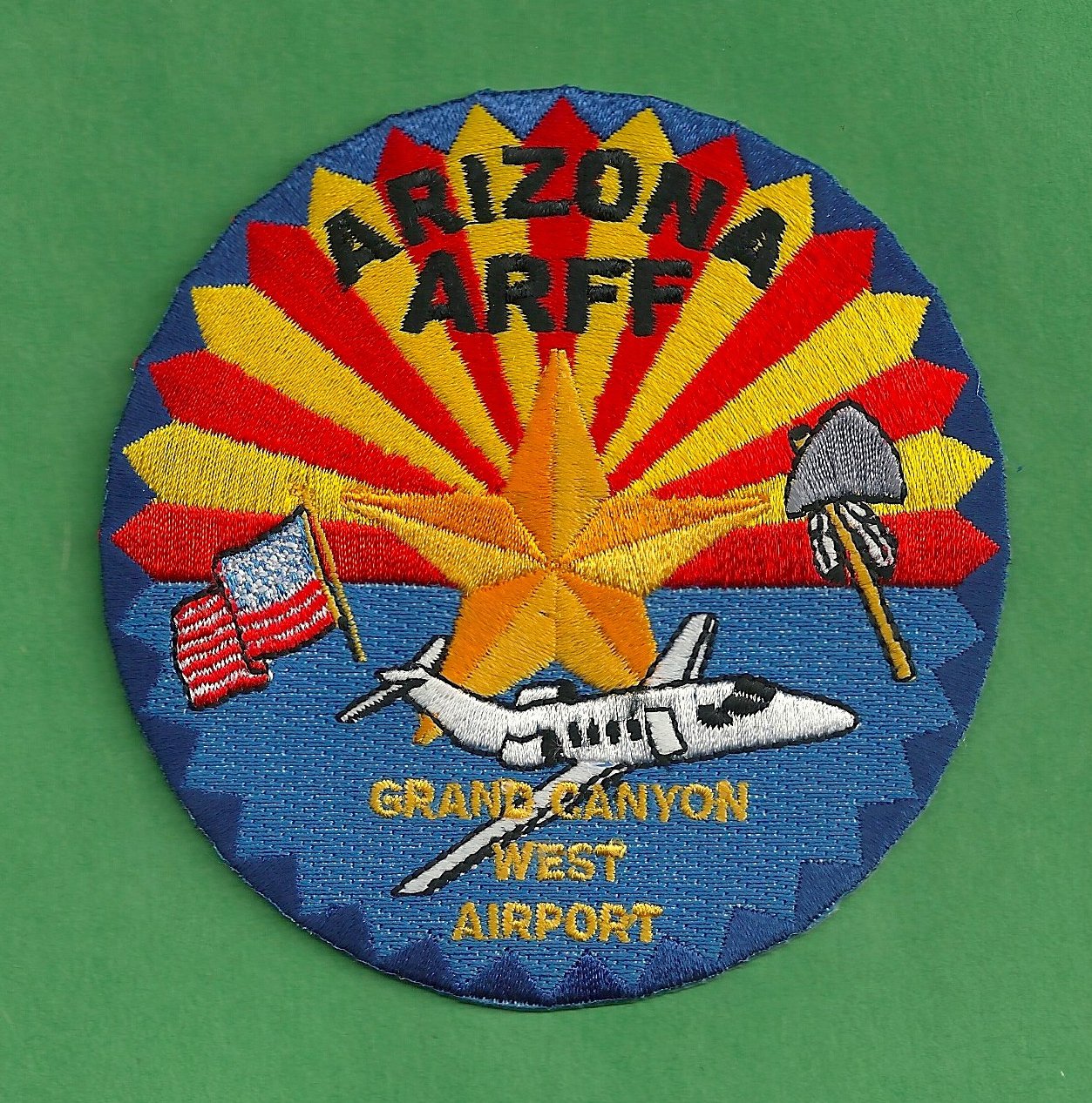 Grand Canyon West Municipal Airport Fire Rescue Patch ARFF
