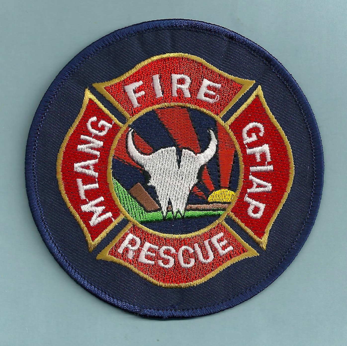 Great Falls Montana Air National Guard Crash Fire Rescue Patch