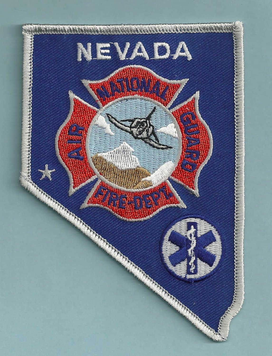 Nevada Air National Guard Base Crash Fire Rescue Patch