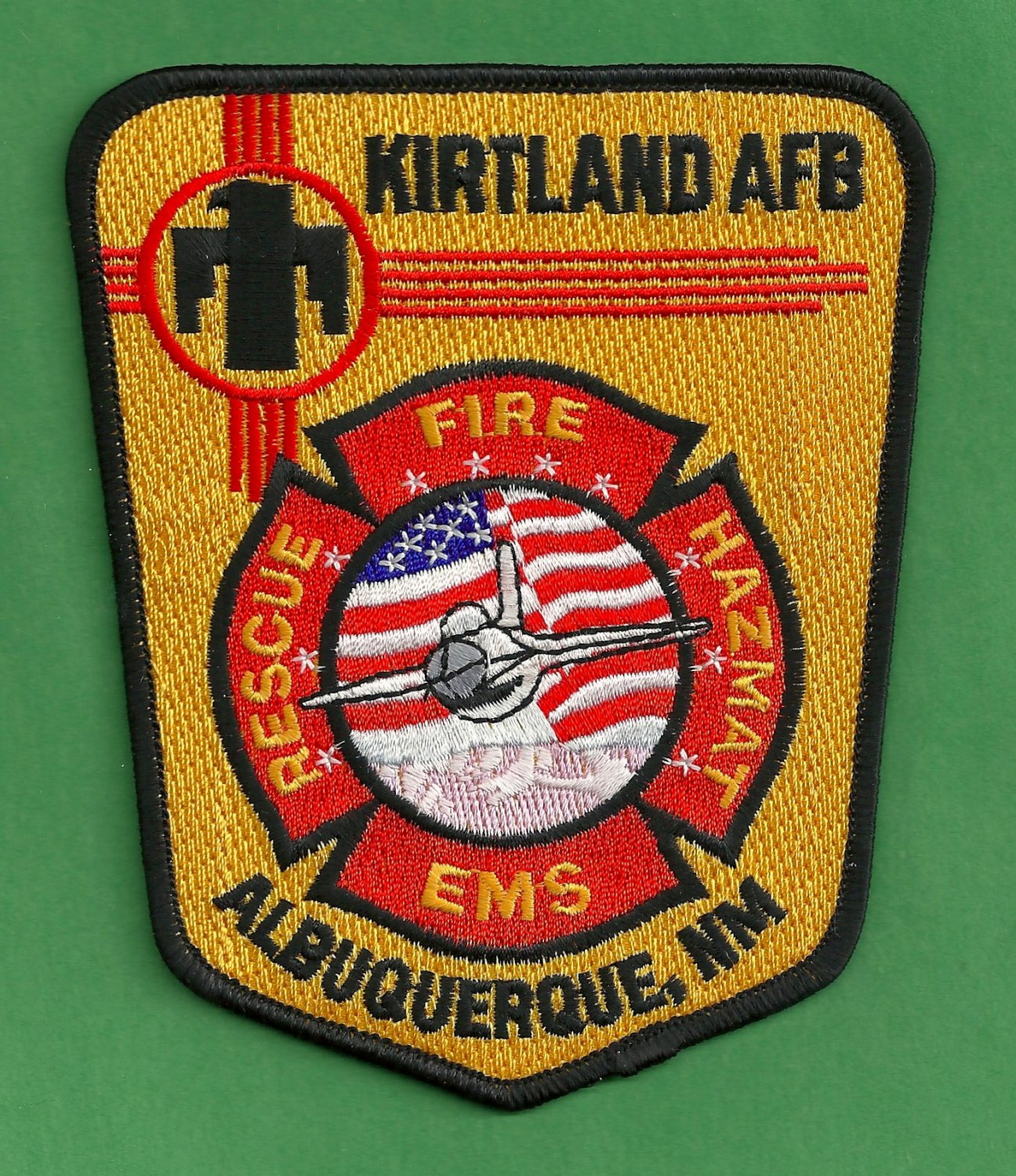 Kirtland Air Force Base New Mexico Crash Fire Rescue Patch