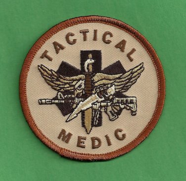 TAN Tactical Medic Patch