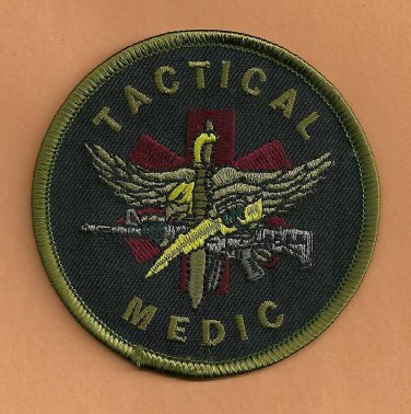 GREEN Tactical Medic Patch