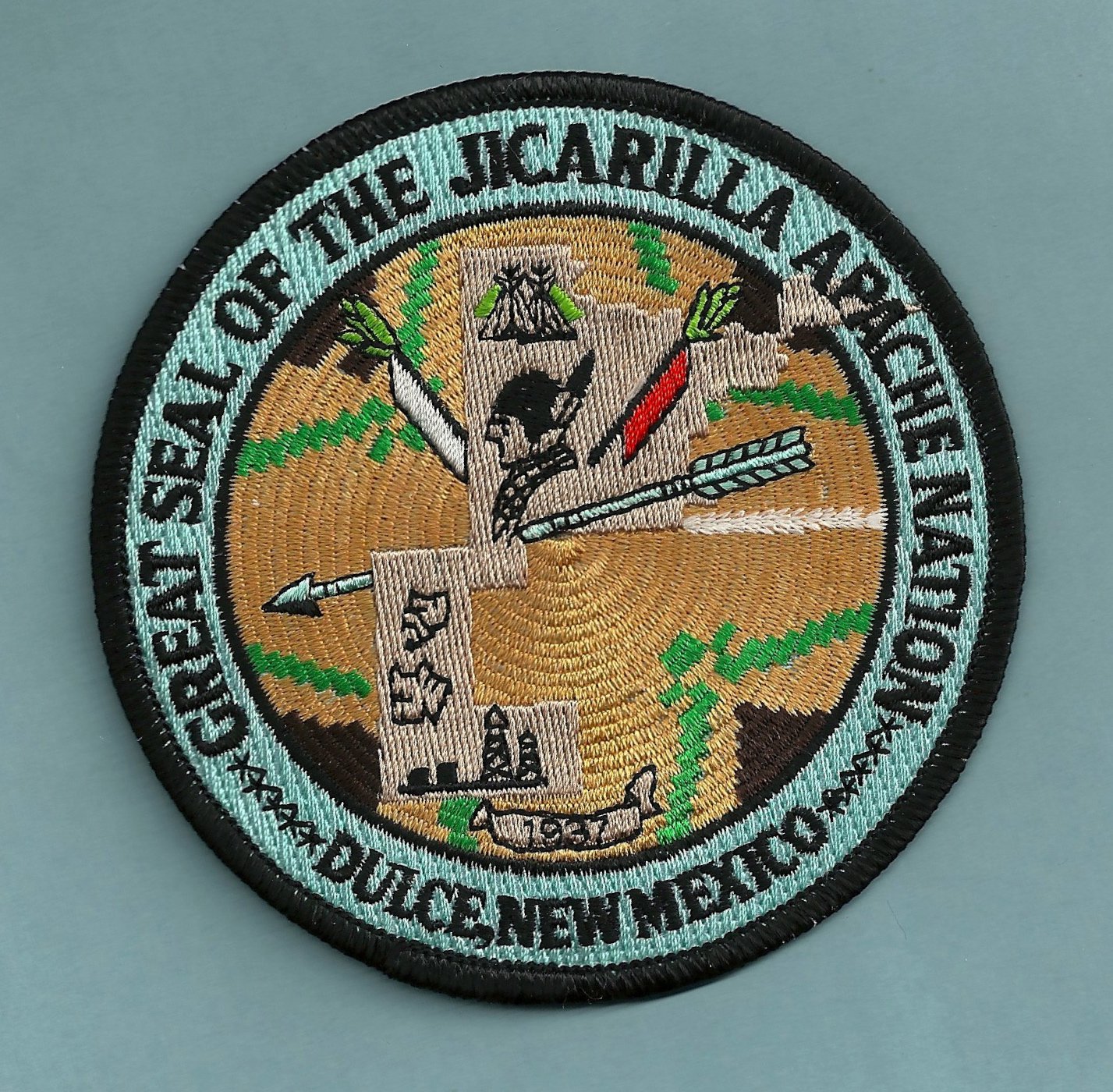Jicarilla Apache Nation New Mexico Tribal Seal Patch