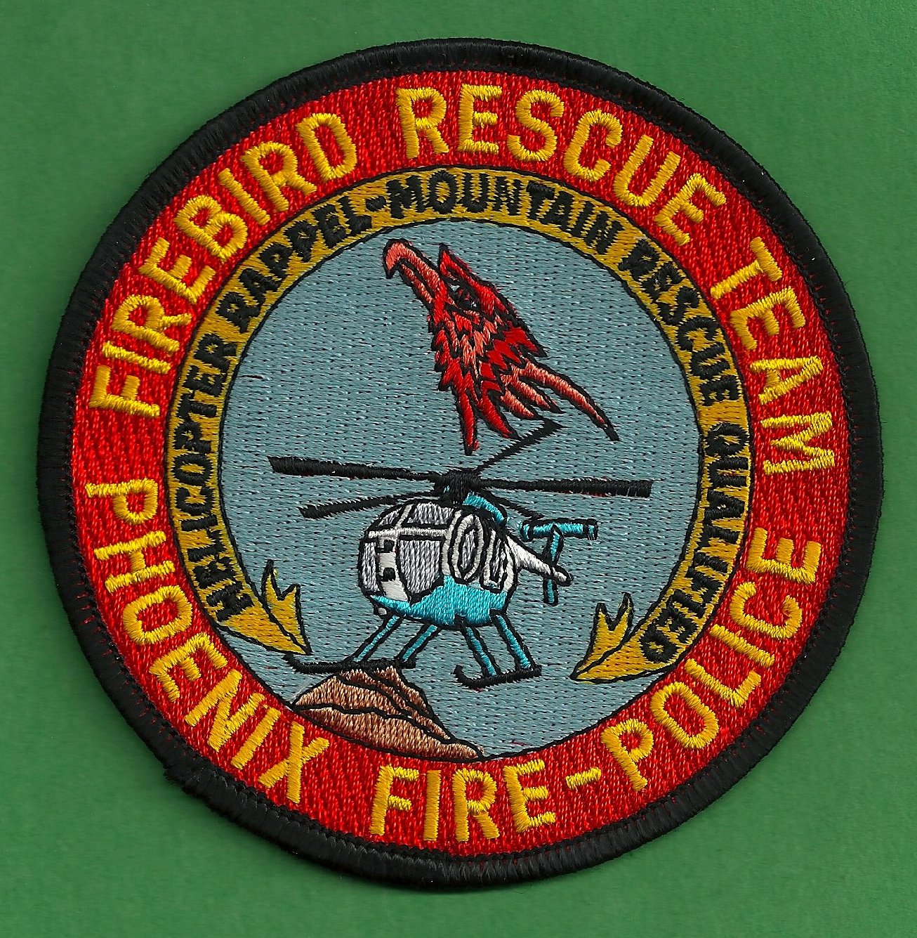 Phoenix Arizona Police-Fire Helicopter Rescue Team Patch