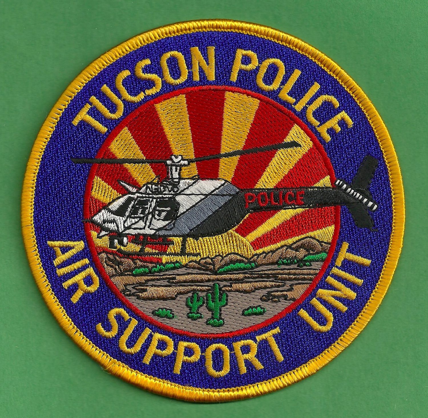 Tucson Arizona Police Helicopter Air Unit Patch