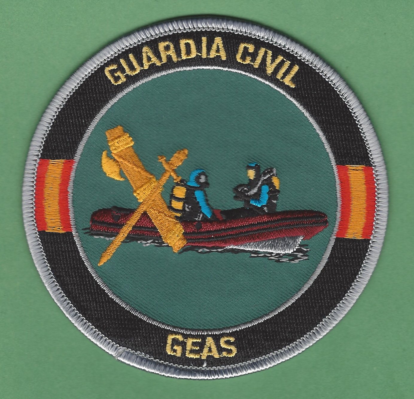 Spain Guardia Civil GEAS Dive Rescue Team Police Patch