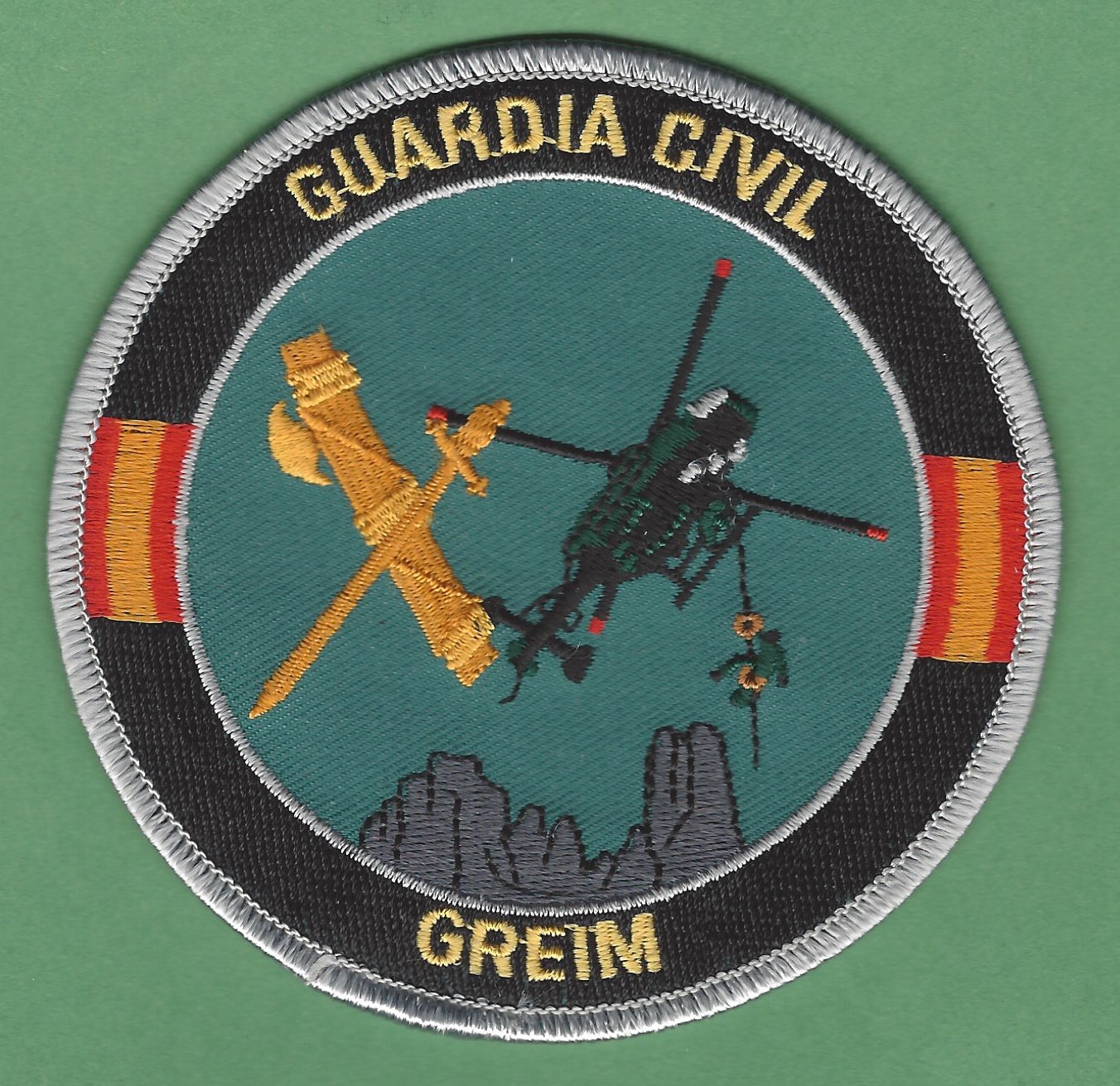 Spain Guardia Civil GREIM Mountain Rescue Team Police Patch