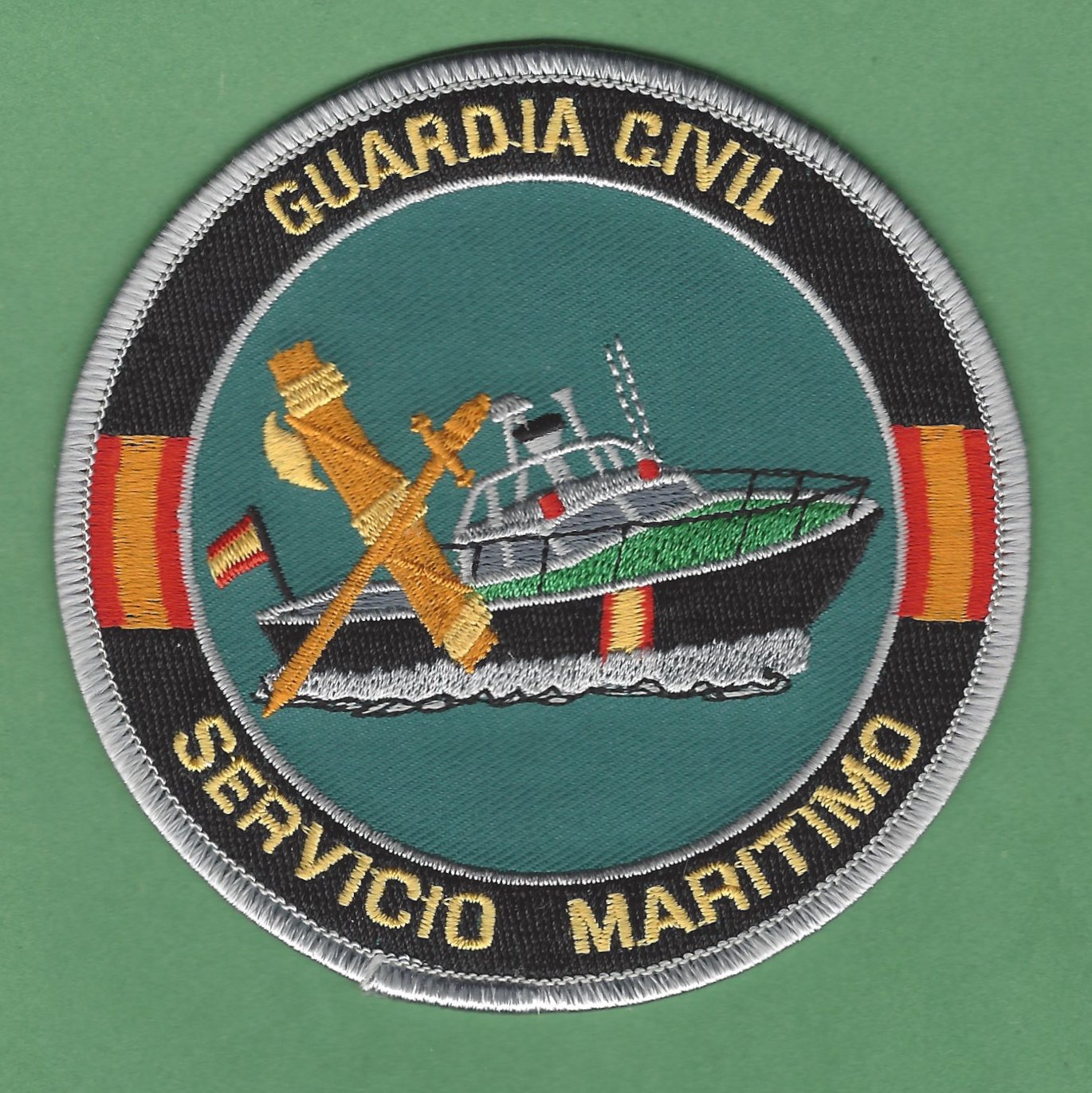 Spain Guardia Civil Servicio Maritimo Police Marine Unit Patch