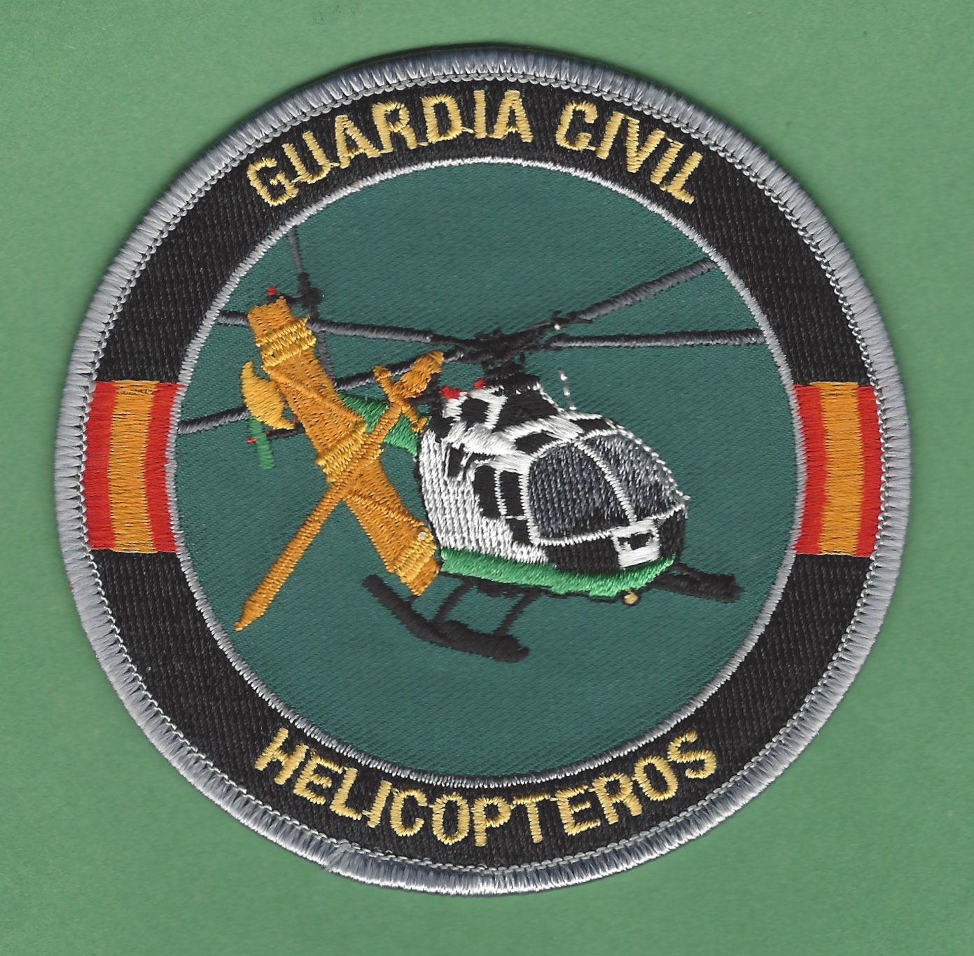 Spain Guardia Civil Helicopteros Police Air Unit Patch
