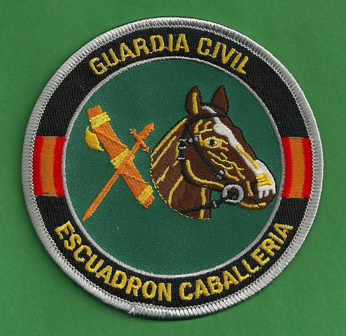 Spain Guardia Civil Escuadron Cabelleria Police Mounted Patrol Patch
