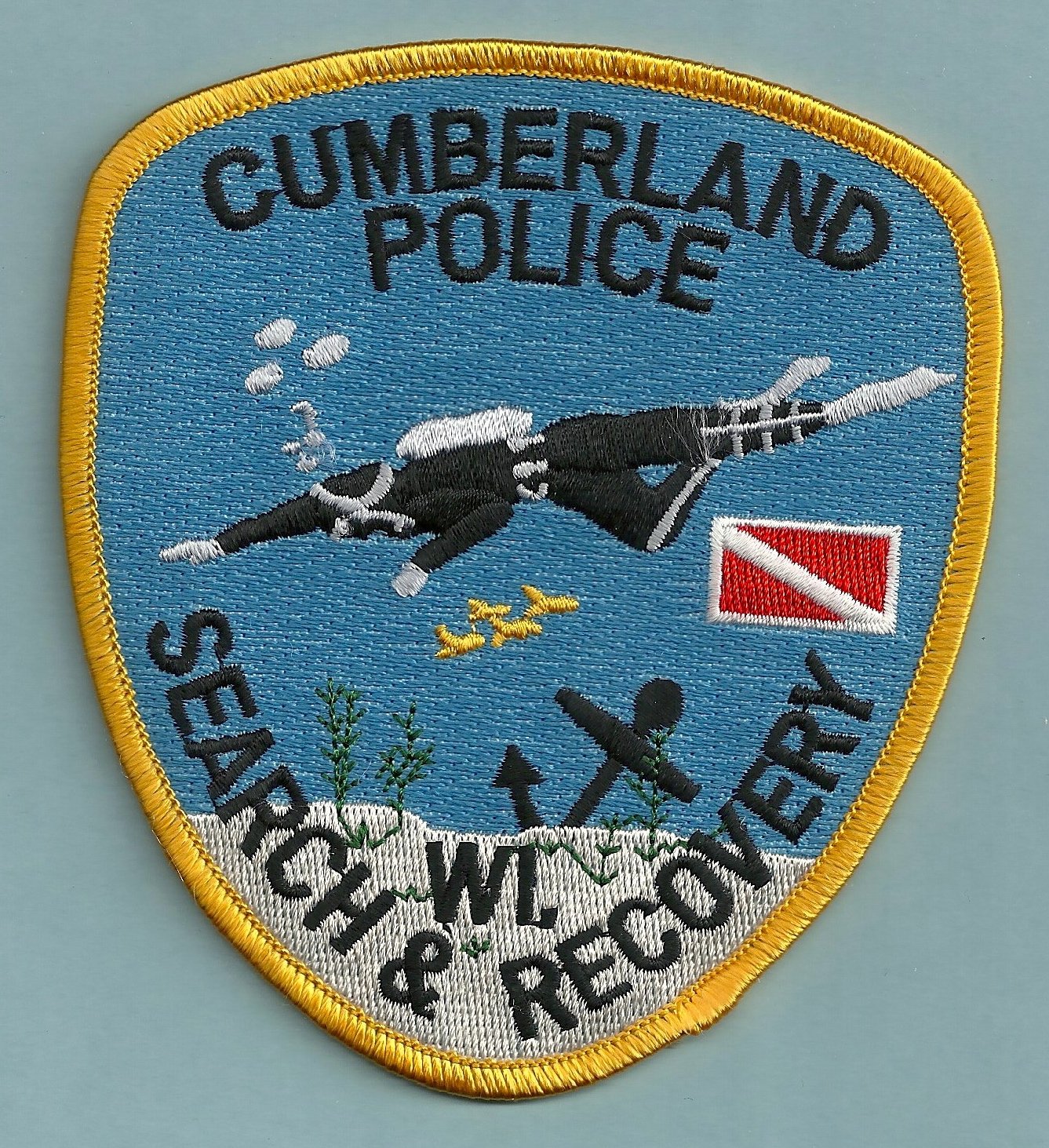 Cumberland Wisconsin Police Dive Team Patch