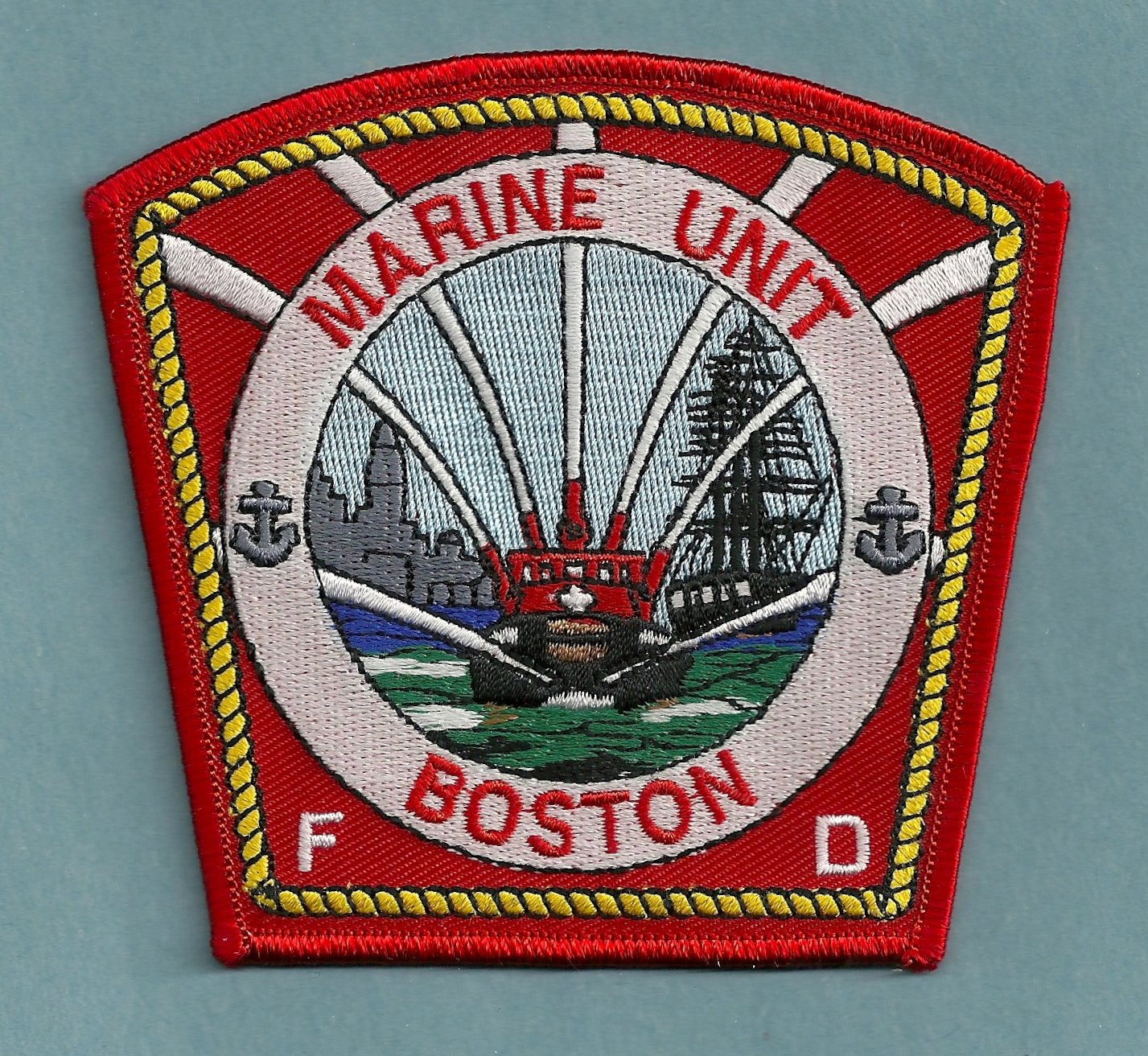 Boston Fire Department Marine 1 Fire Boat Patch