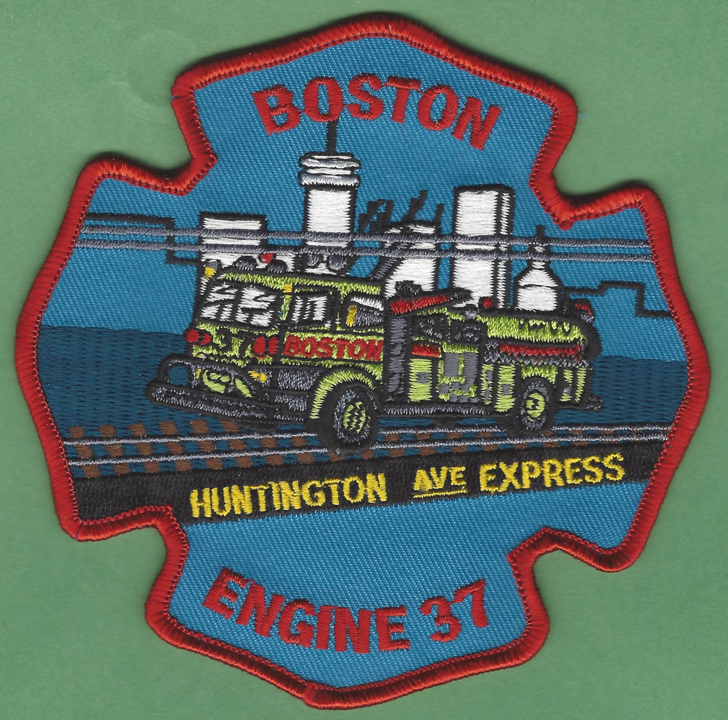 Boston Fire Department Engine Company 37 Fire Patch