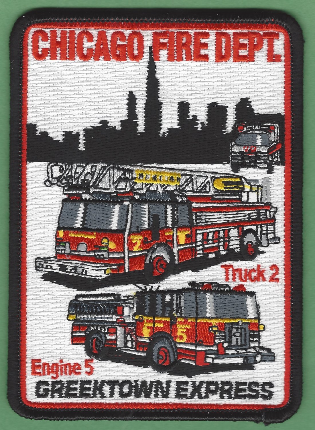 Chicago Fire Department Engine 5 Truck 2 Fire Company Patch