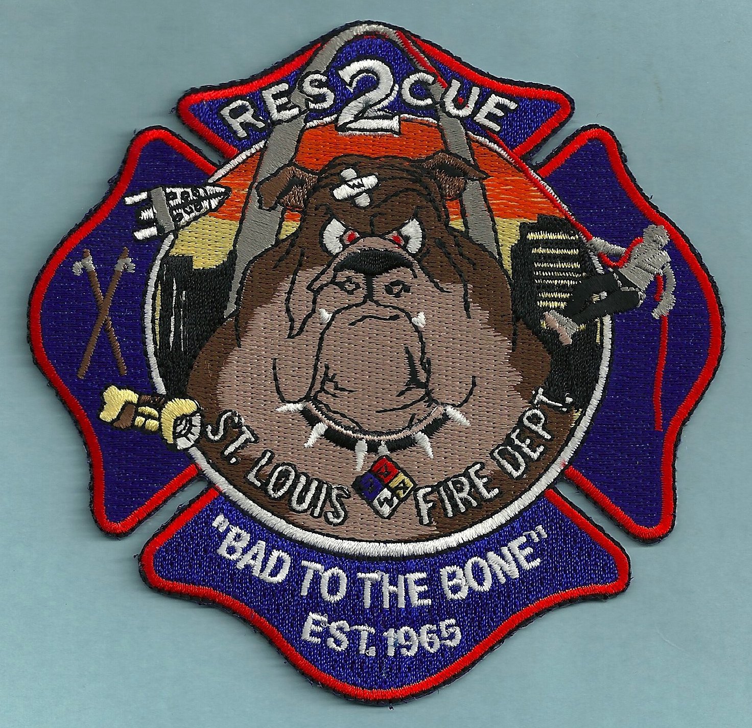 St. Louis Fire Department Rescue Company 2 Patch