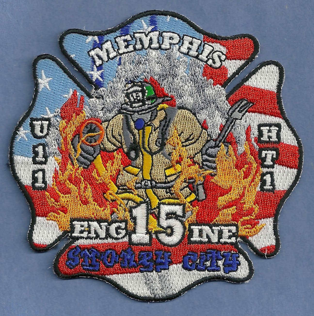 Memphis Fire Department Engine Company 15 Patch