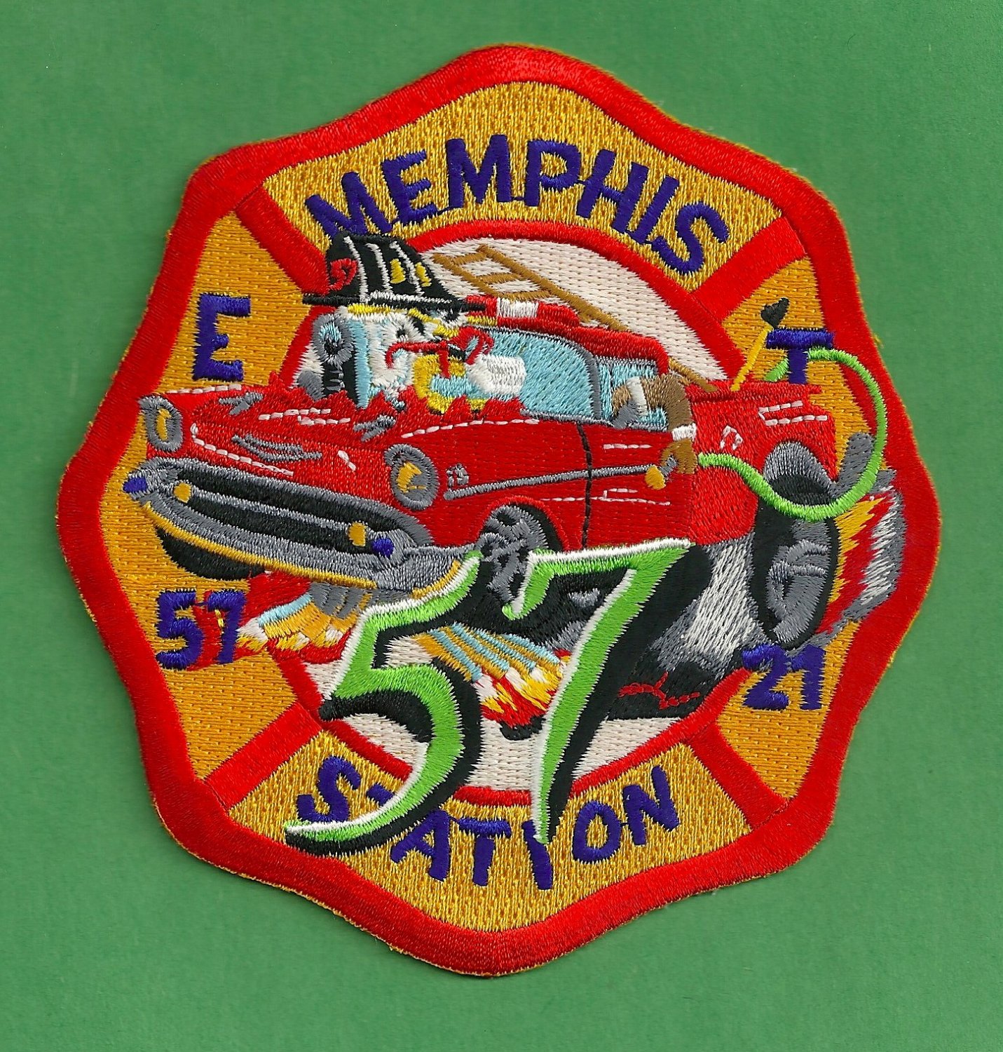 Memphis Fire Department Engine 57 Truck 21 Company Patch