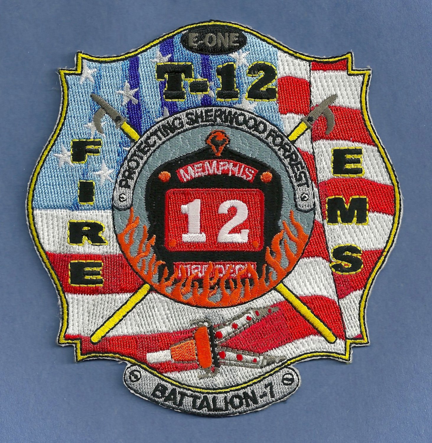 Memphis Fire Department Truck Company 12 Patch