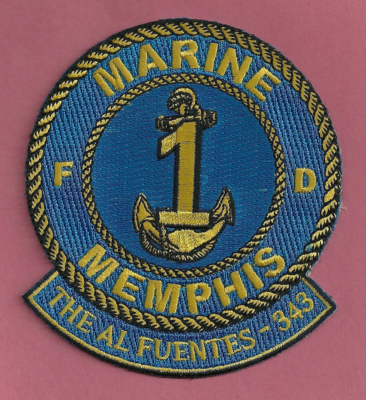 Memphis Fire Department Marine 1 Fire Boat Patch