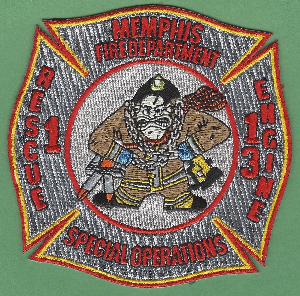 Memphis Fire Department Engine 13 Rescue 1 Company Patch