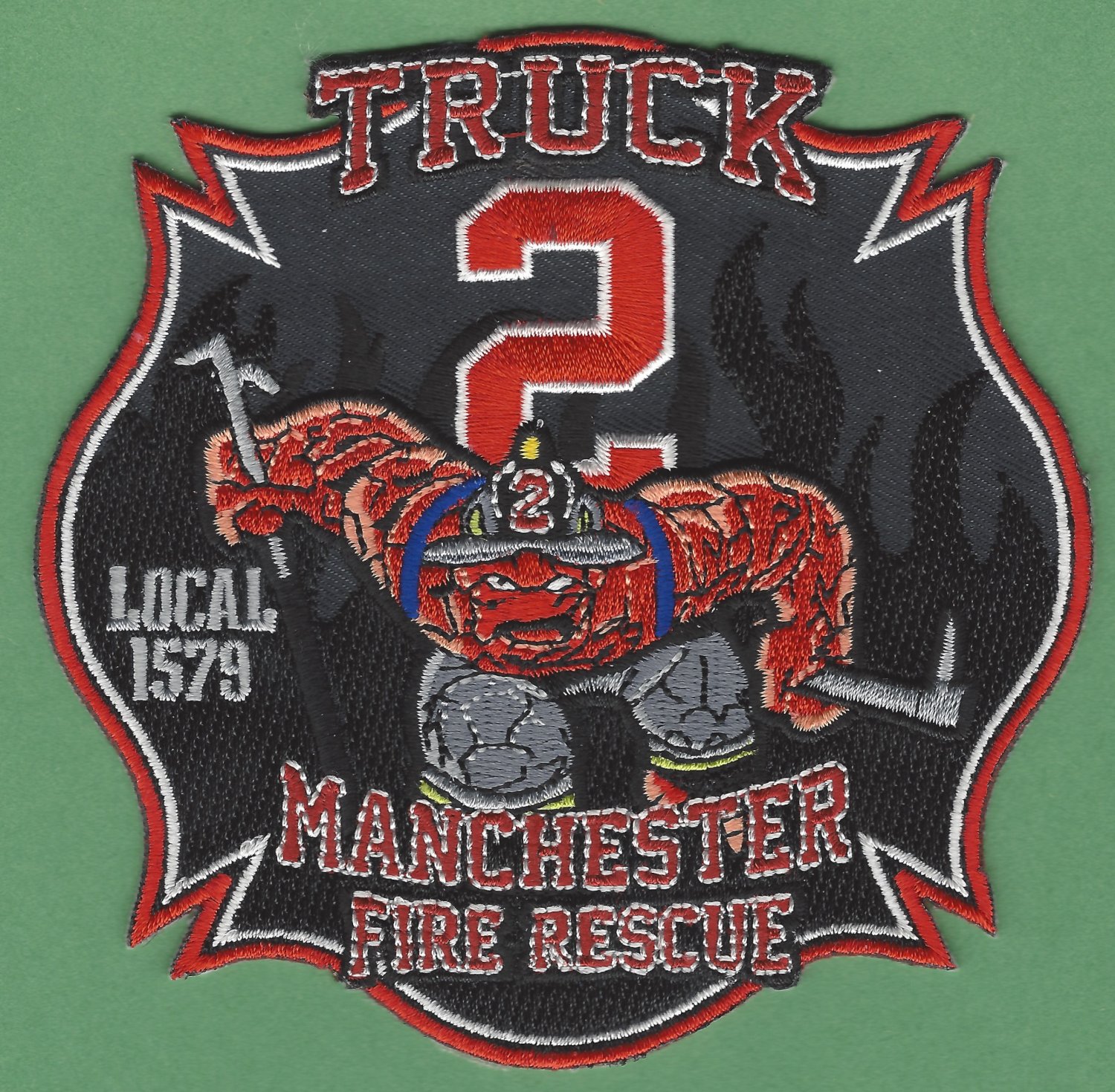 Manchester Fire Department Truck Company 2 Patch