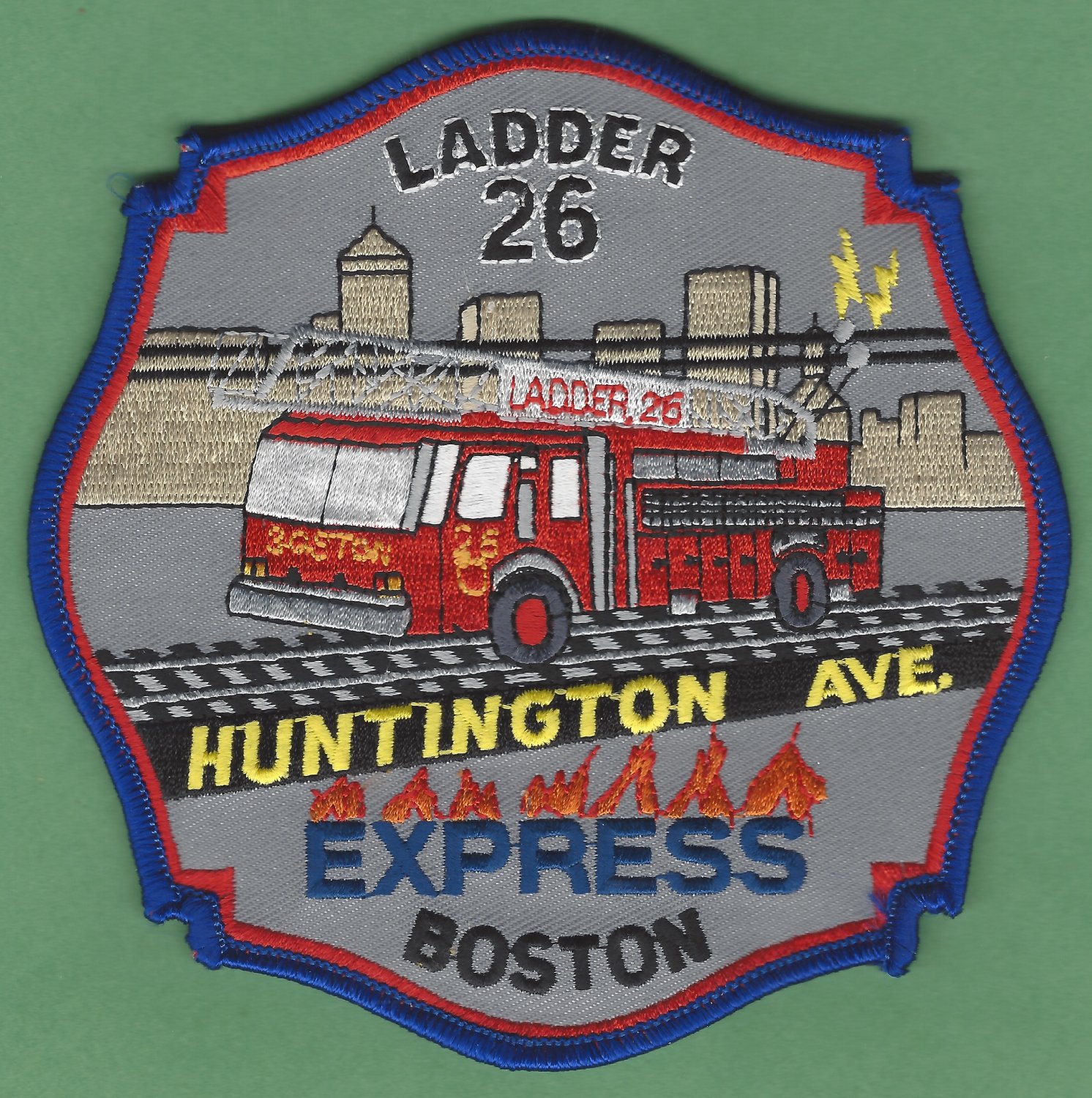 Boston Fire Department Ladder Company 27 Fire Patch