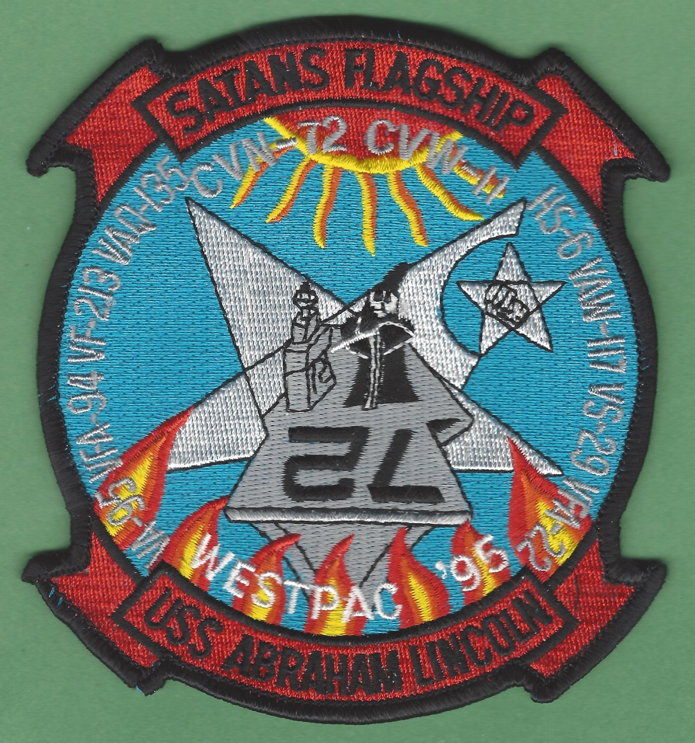 CVN-72 USS ABRAHAM LINCOLN 1995 WESTPAC PATCH