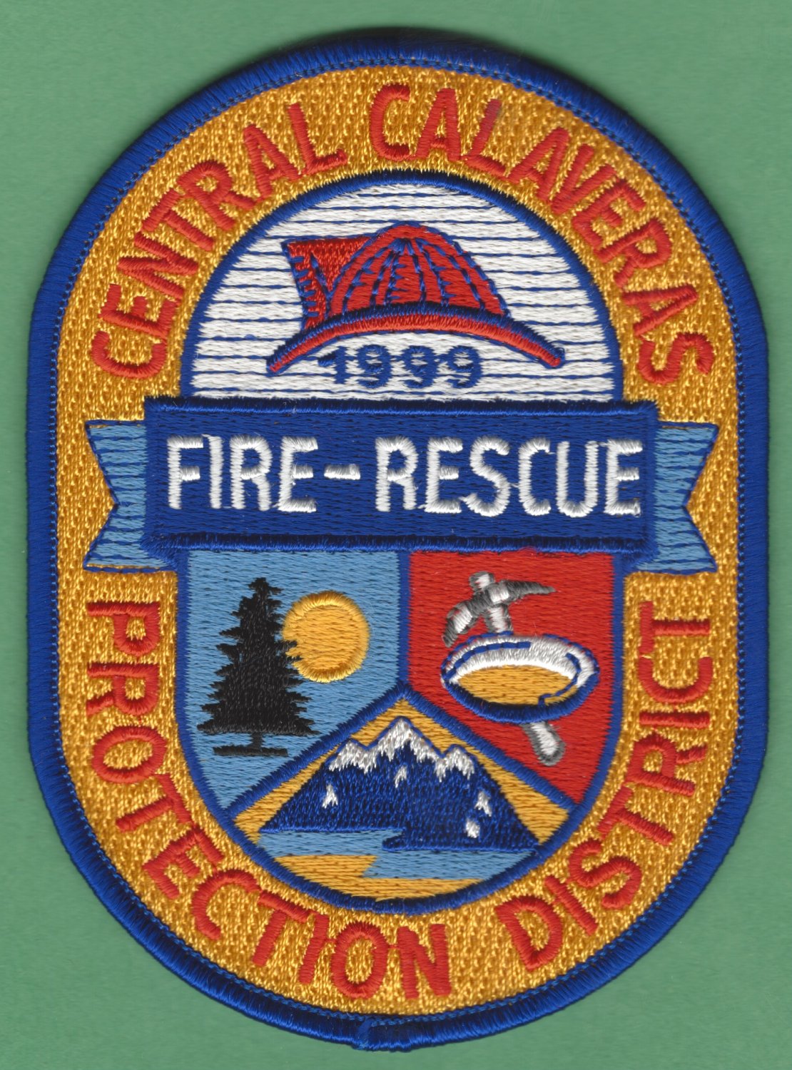 Central Calaveras County California Fire Rescue Patch