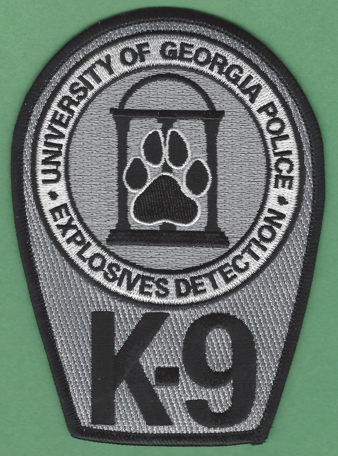 University of Georgia Police Explosives Detection K-9 Unit Patch