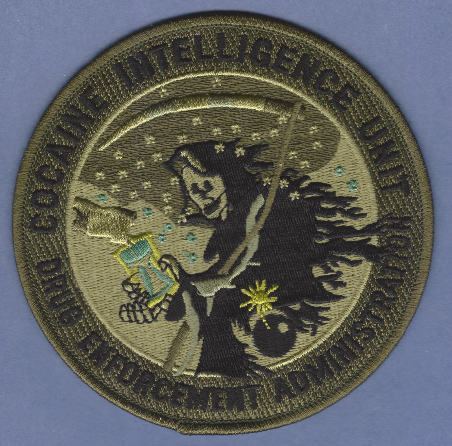 DEA Drug Enforcement Administration Cocaine Intelligence Unit Patch 4.5 ...