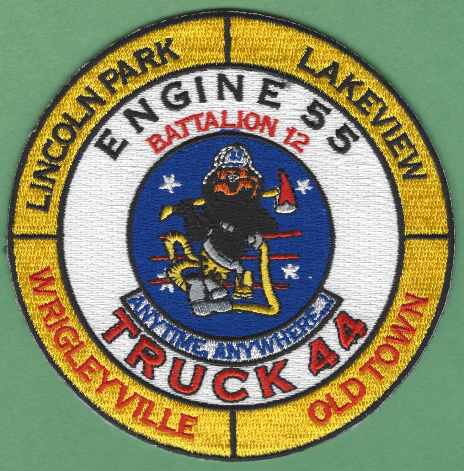 Chicago Fire Department Engine 55 Truck 44 Fire Company Patch