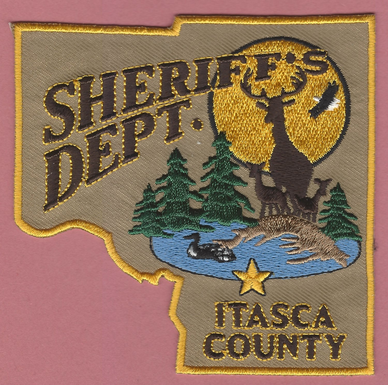 Itasca County Sheriff Minnesota Police Patch
