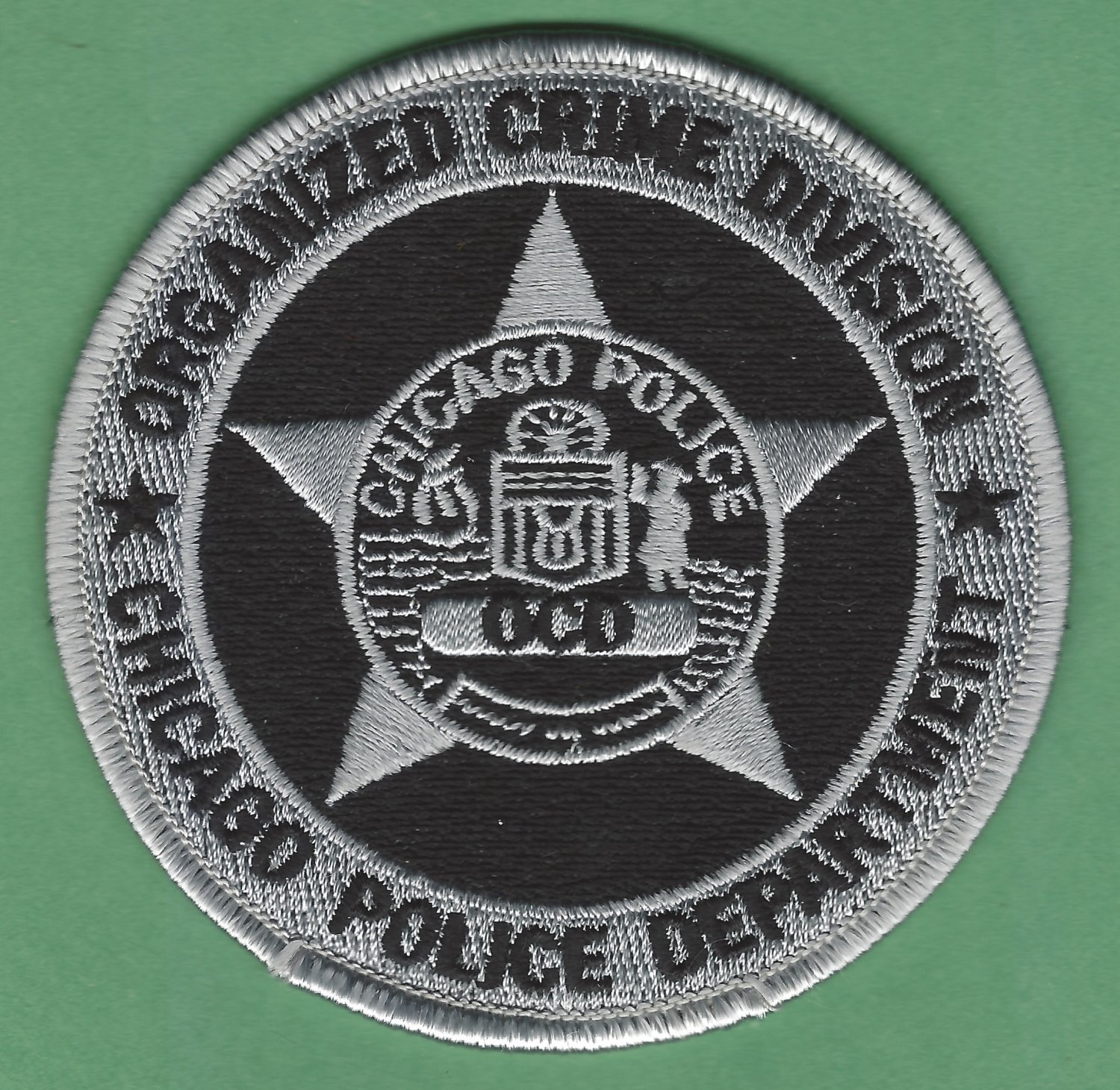 Chicago Illinois Police Organized Crime Division Patch