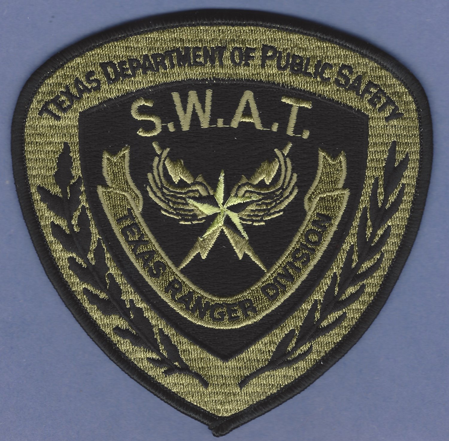 Texas Department of Public Safety Ranger Division SWAT Team Police Patch