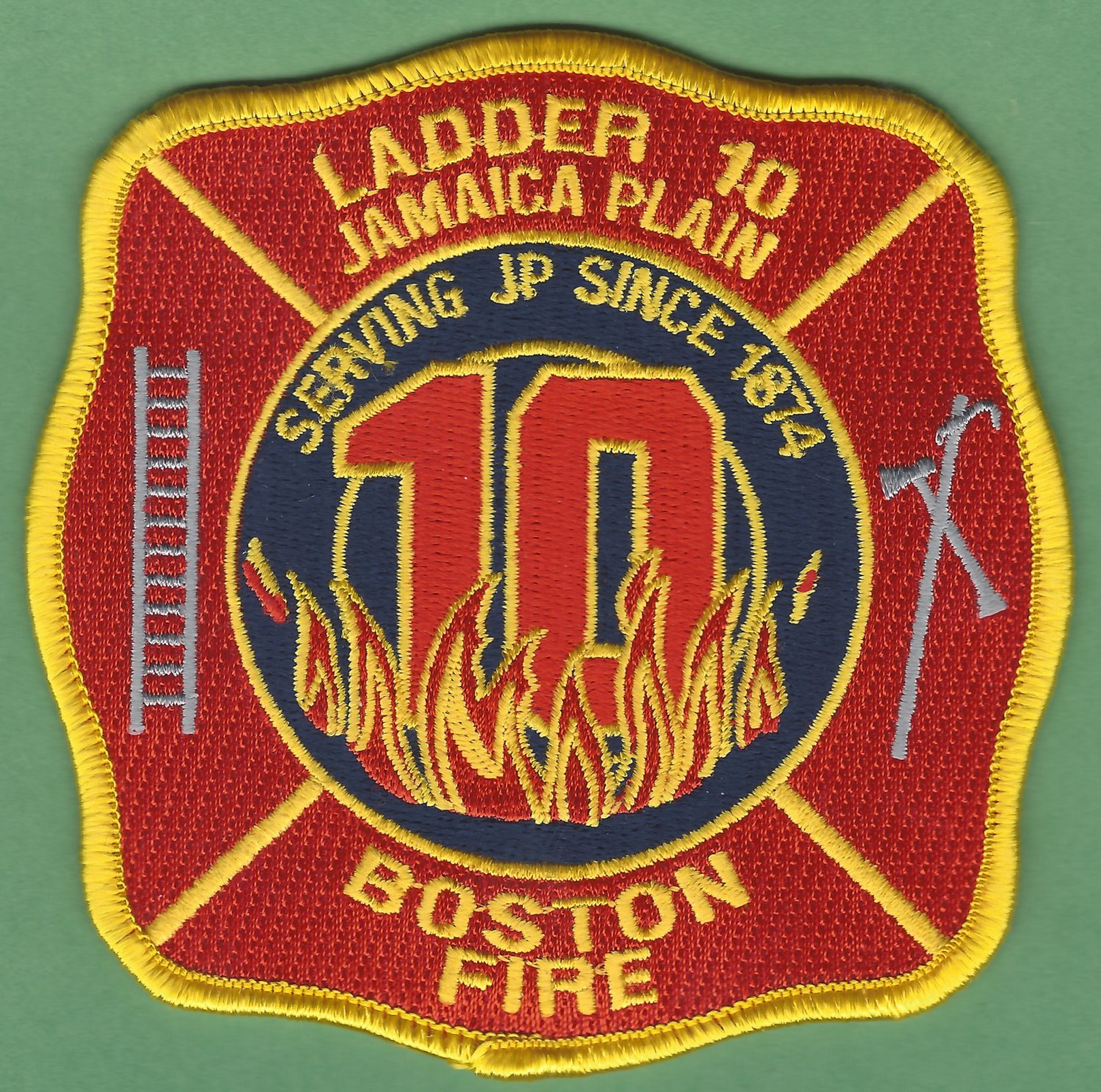 Boston Fire Department Ladder Company 10 Patch
