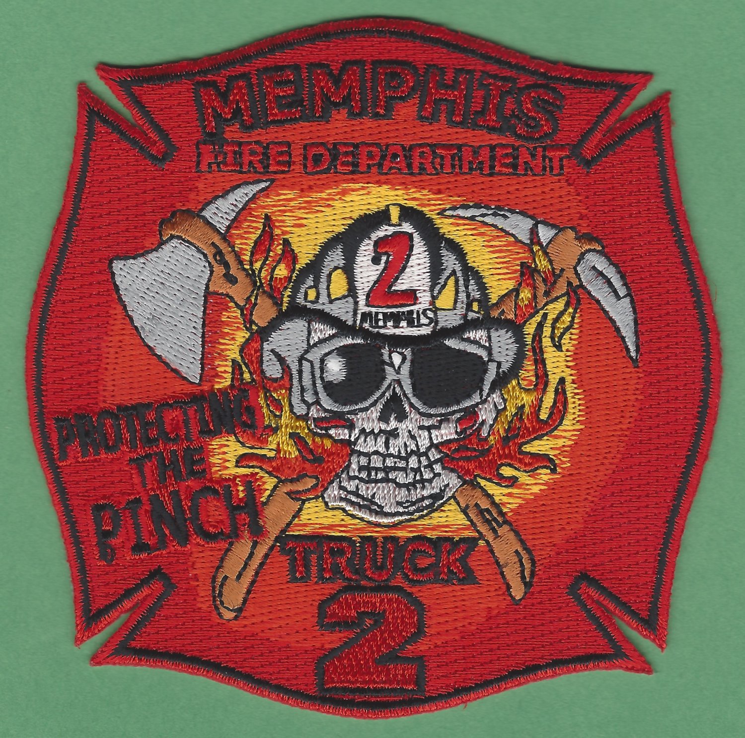 Memphis Fire Department Truck Company 2 Patch