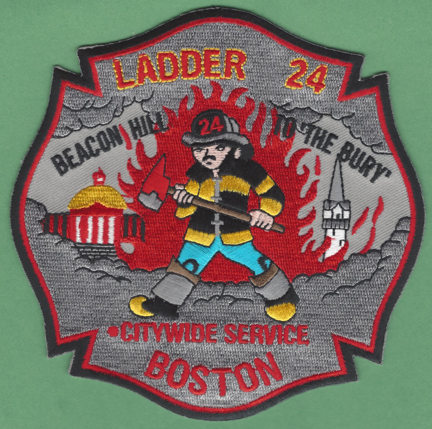 Boston Fire Department Ladder Company 24 Patch