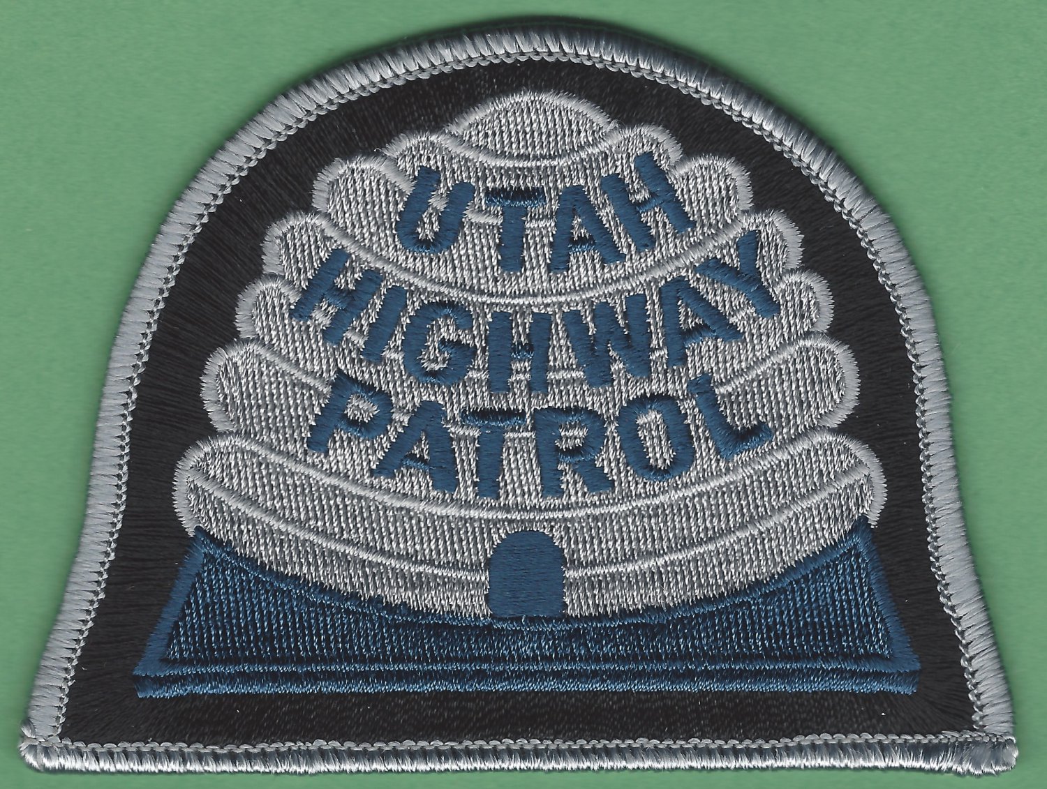 Utah Highway Patrol Police Patch Tactical Gray