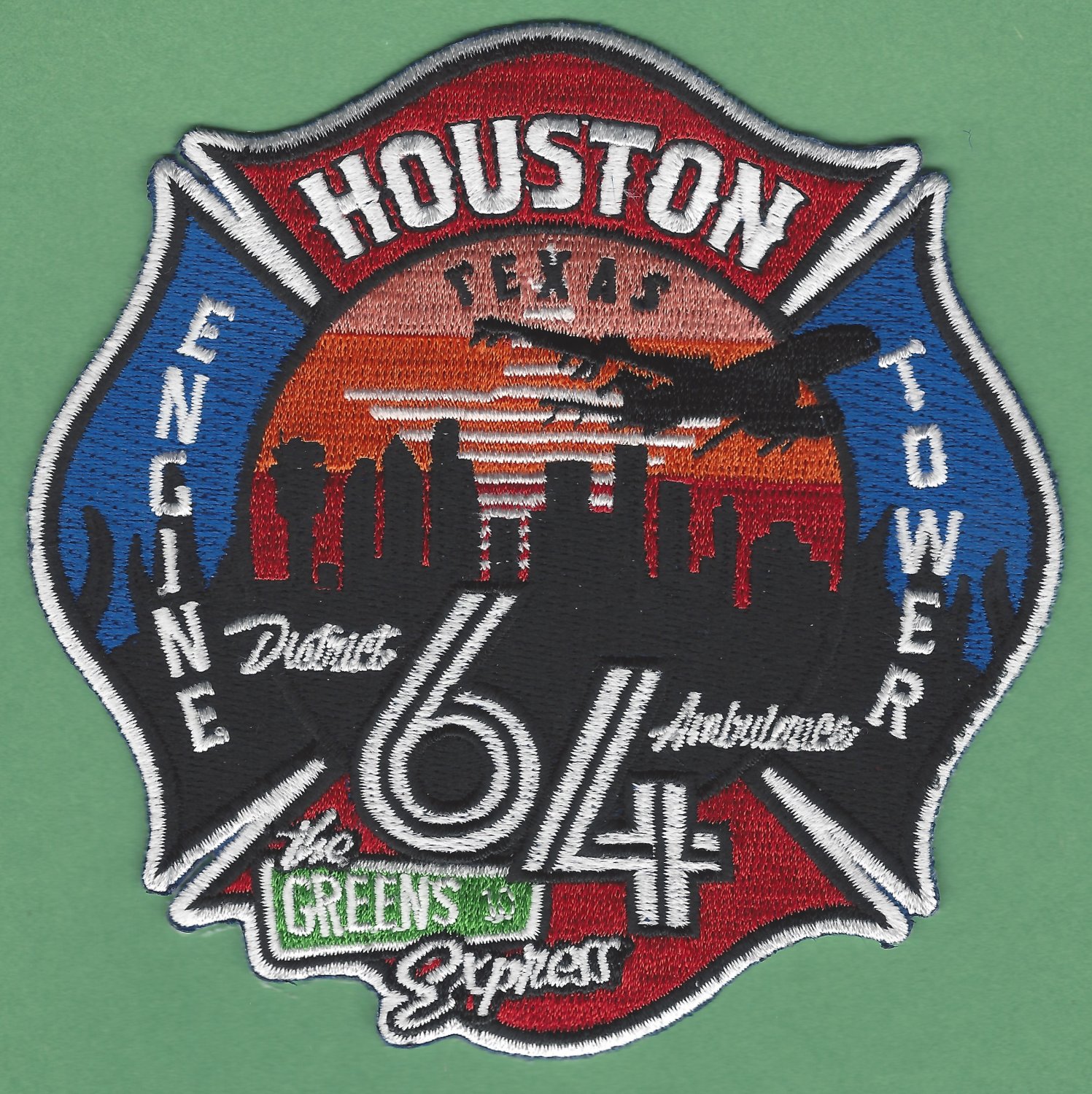 Houston Fire Department Station 64 Company Patch