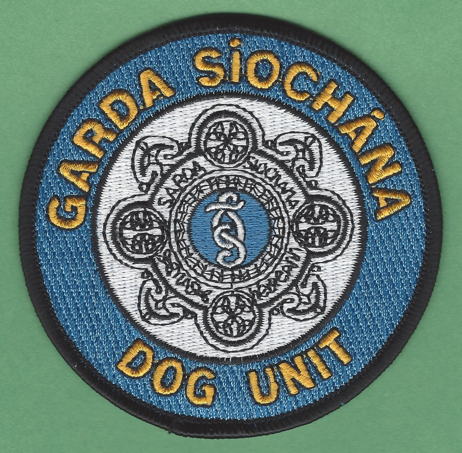 Garda Siochana Police Dog Unit Patch