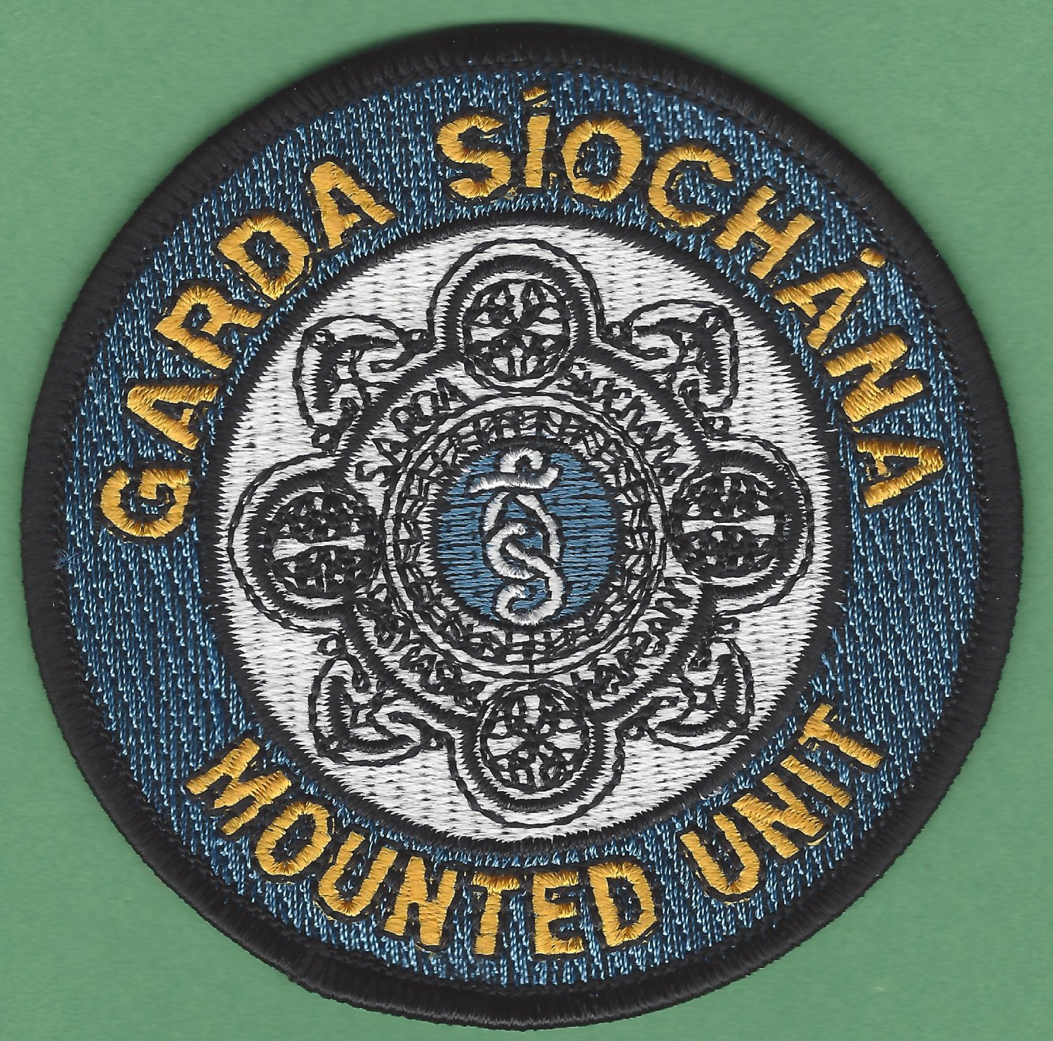 Garda Siochana Police Mounted Unit Patch Garda Siochana Police Mounted Unit Patch