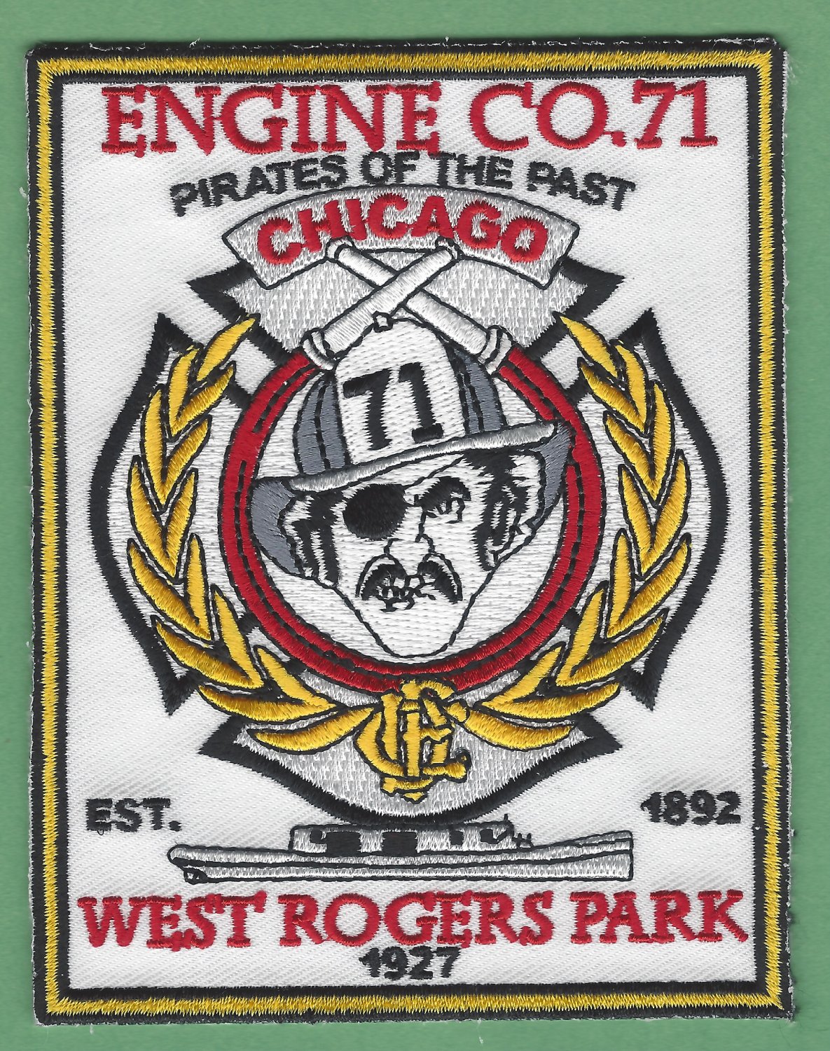 Chicago Fire Department Engine Company 71 Fire Patch