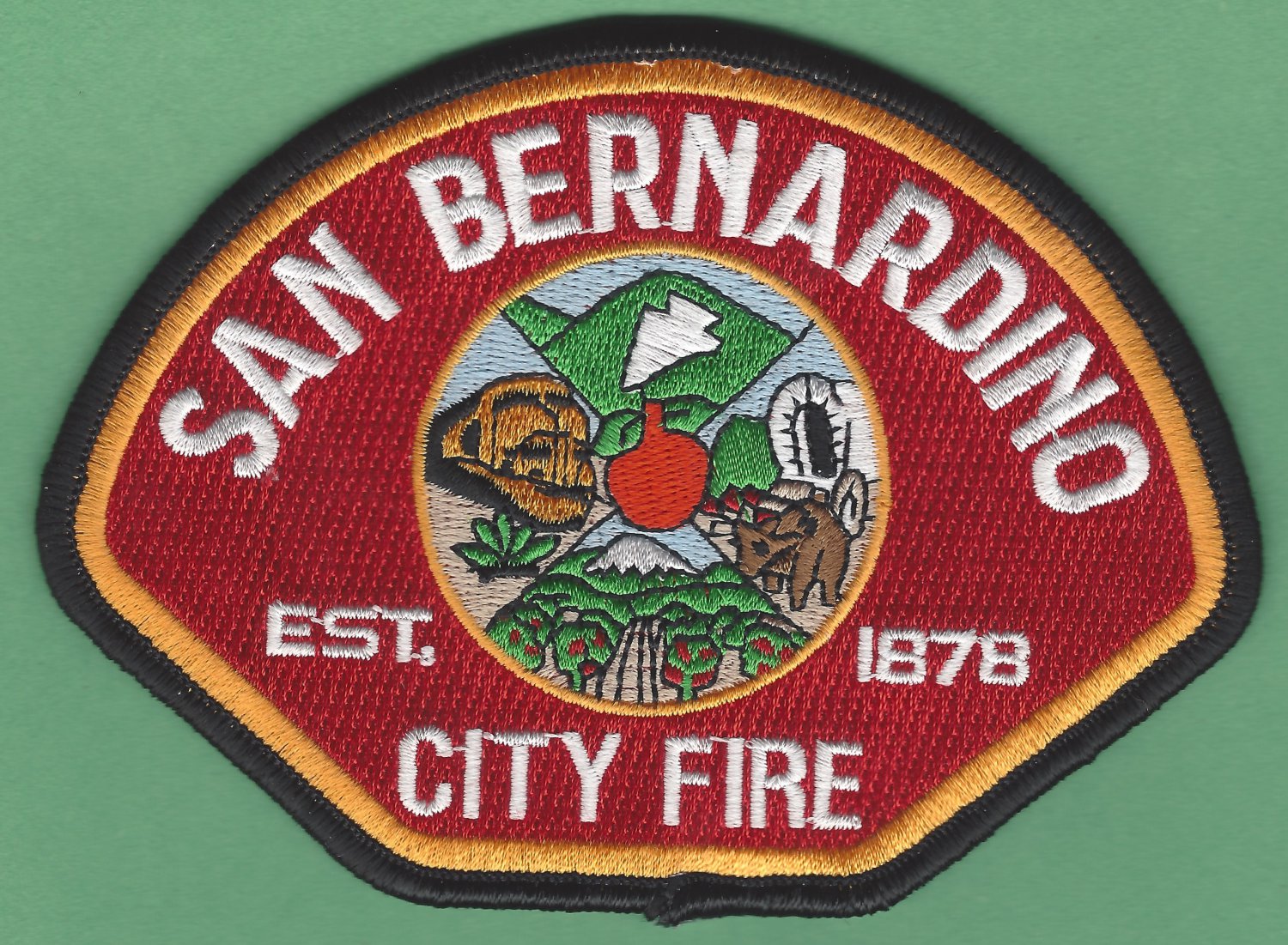 San Bernardino California Fire Rescue Patch