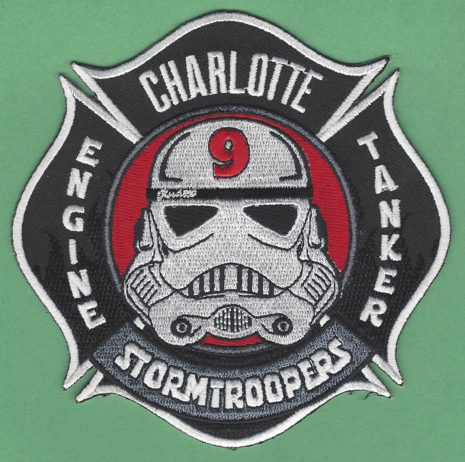 Charlotte Fire Department Engine Company 9 Patch
