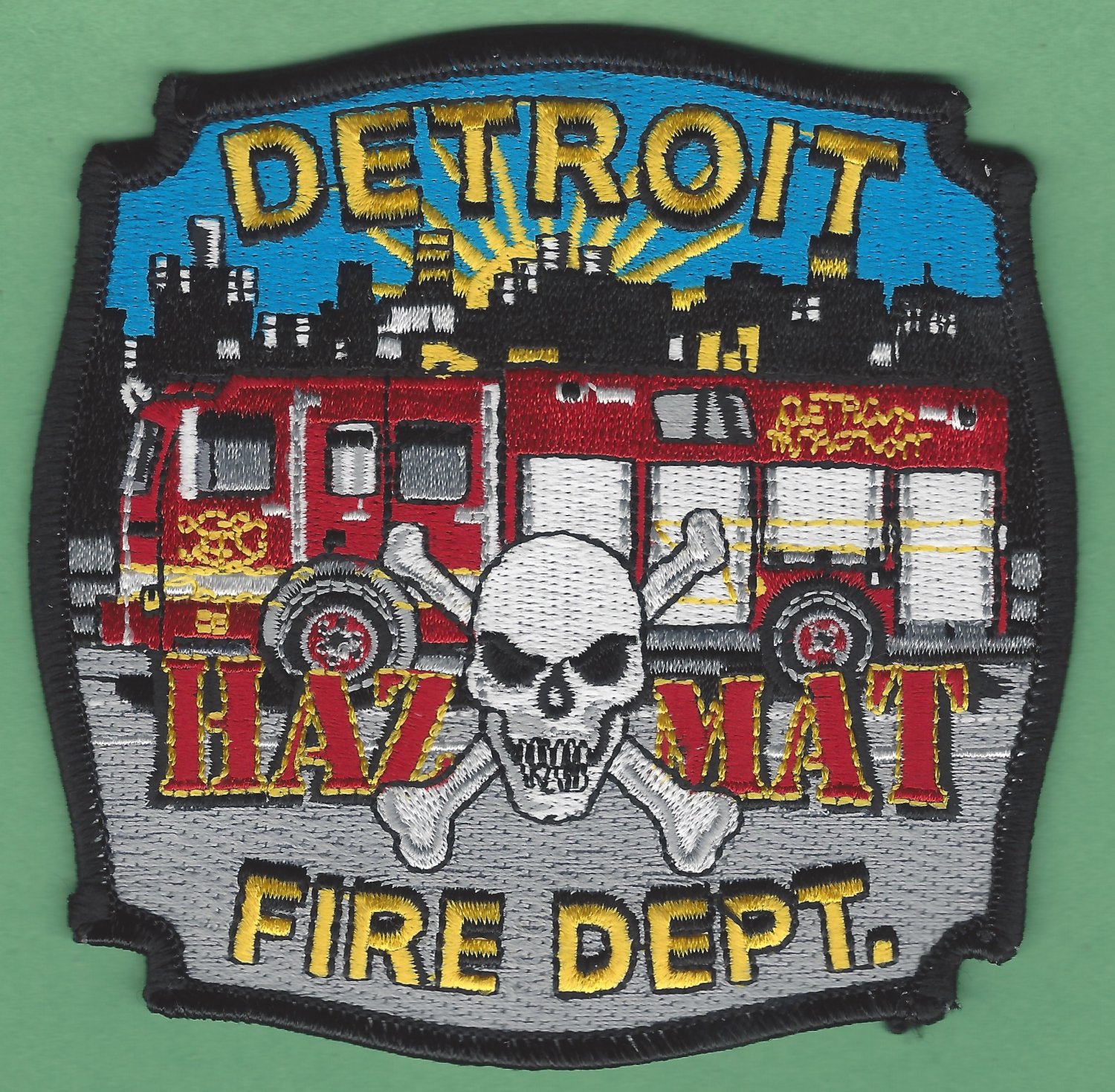 Detroit Fire Department Hazardous Materials Response Team Fire Patch