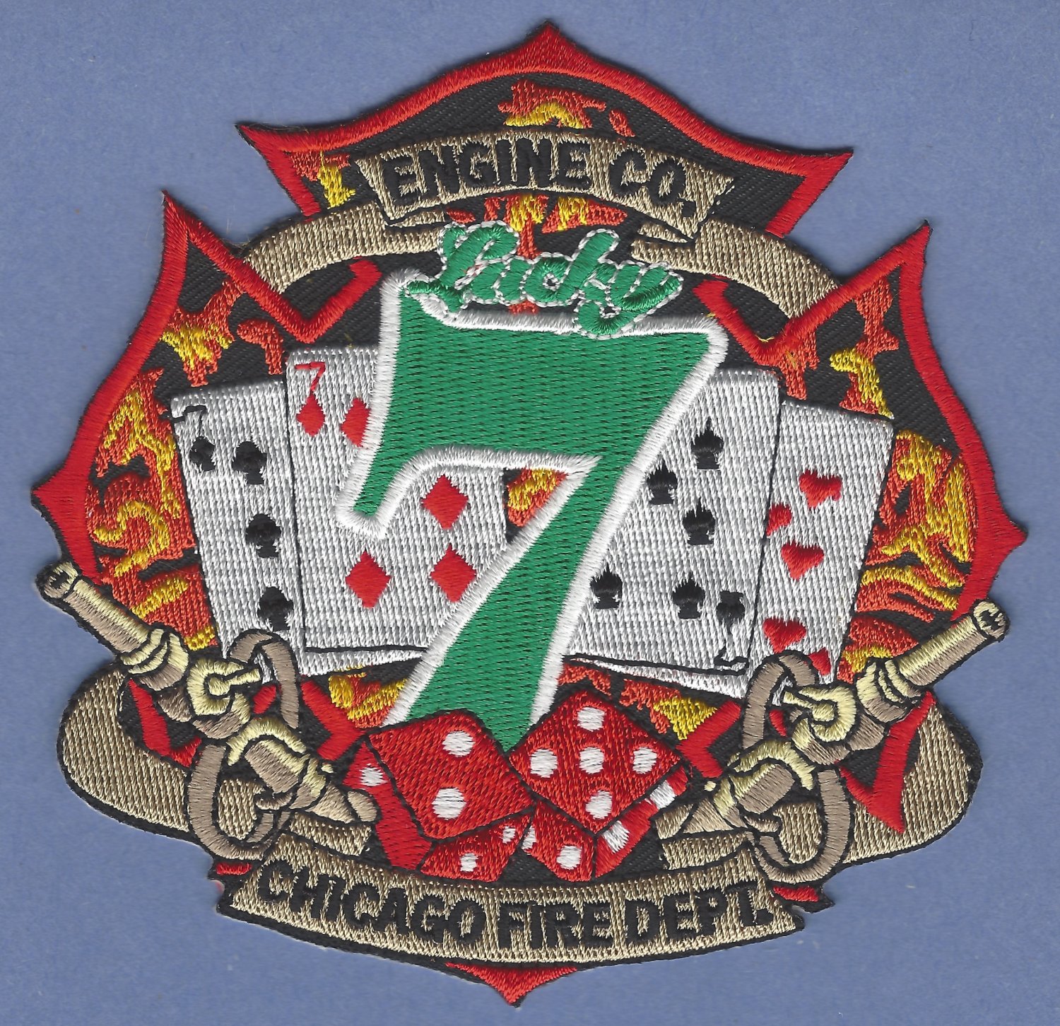Chicago Fire Department Engine Company 7 Fire Patch