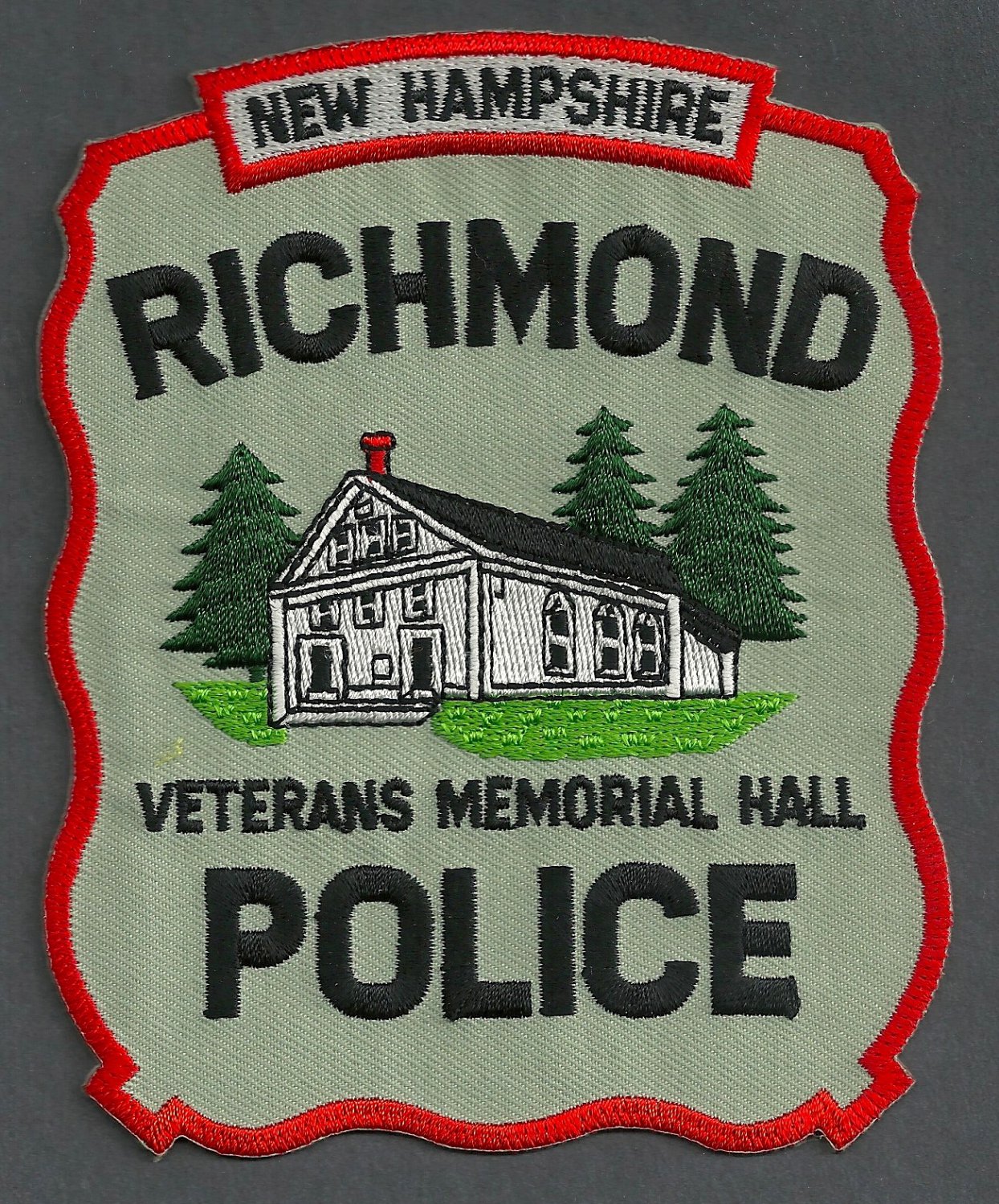 Richmond New Hampshire Police Patch